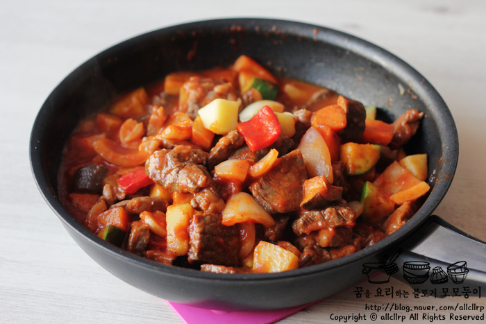 라따뚜이 만들기 행복하누 등심요리 프랑스전통요리 Beef Ratatouille 만들기 네이버 블로그