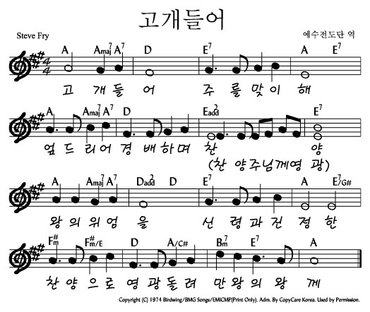 Nick샘 Ccm 악보 모음4탄 A코드e코드 악보들 네이버 블로그