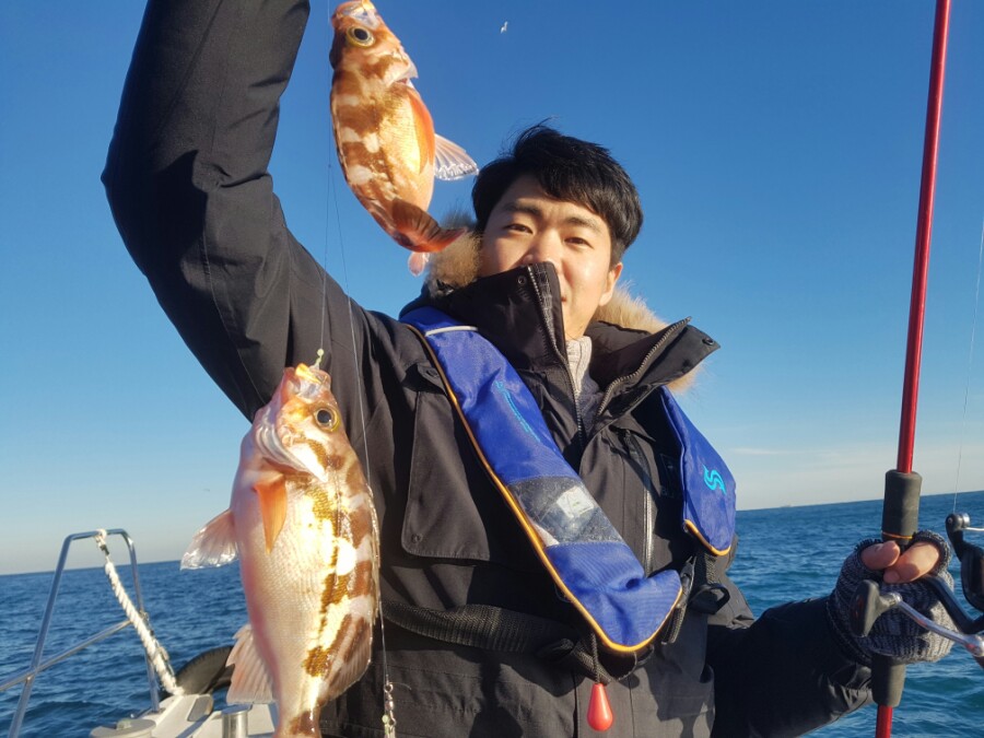 거제도 선상낚시 겨울 열기낚시 좋아요 네이버 블로그