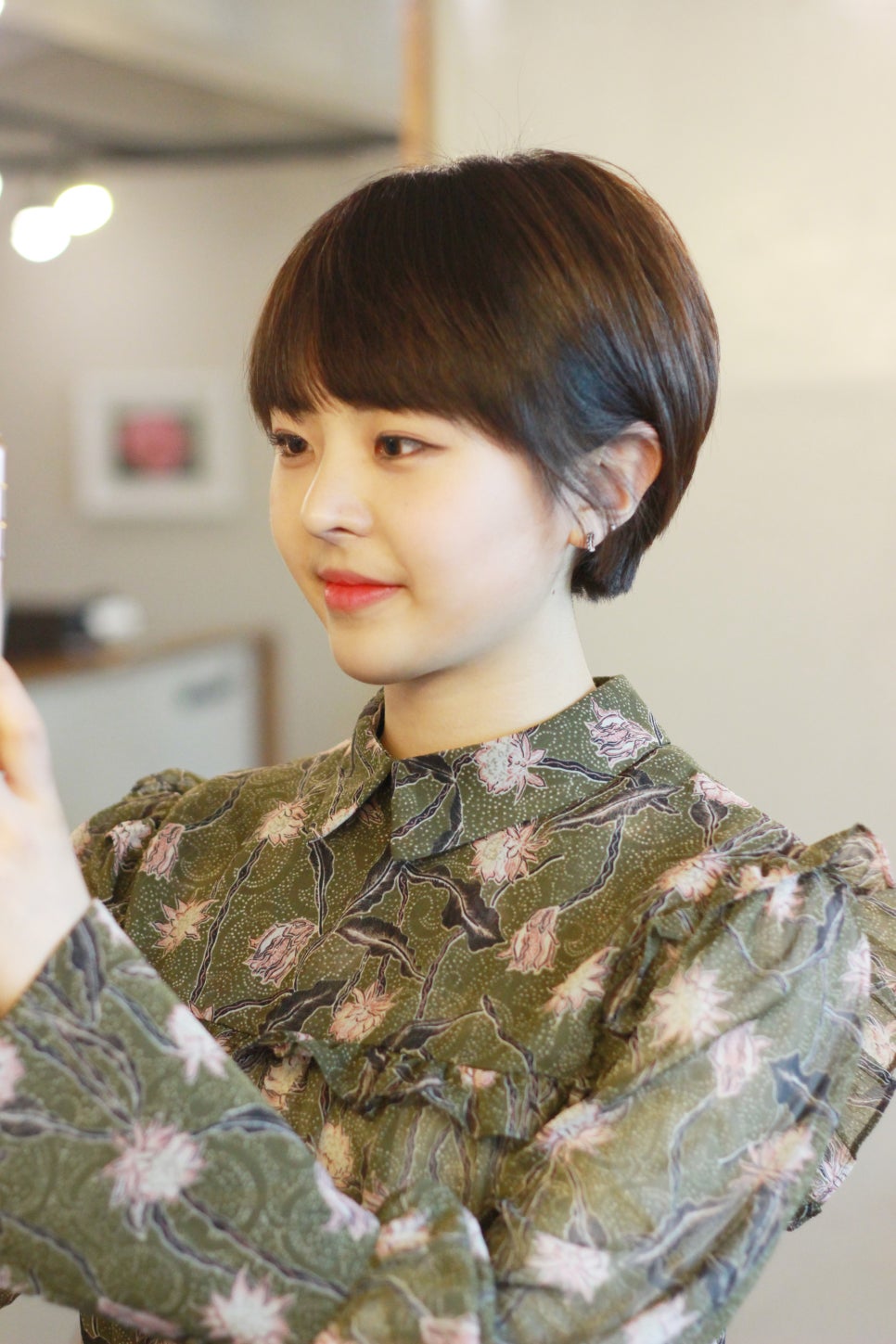 신촌미용실 여자숏컷 펌 매직셋팅 요한헤어 네이버 블로그