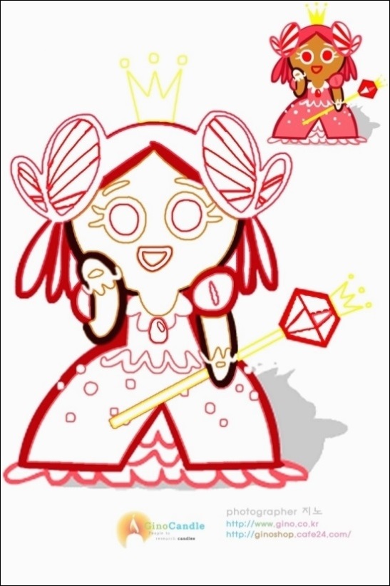 쿠키런 색칠공부 쿠키런 도안 네이버 블로그