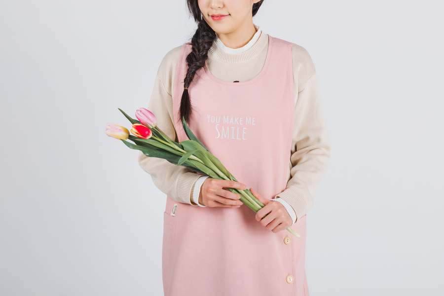 미소쌤마켓 스마일 앞치마 단추형 입고 네이버 블로그
